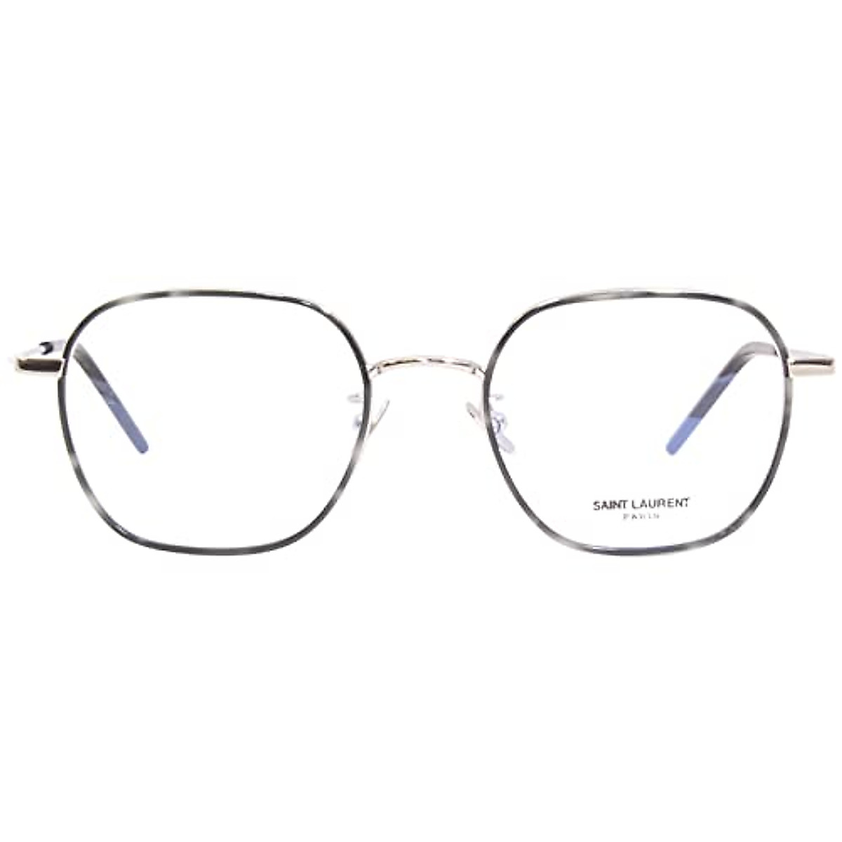 Saint Laurent SL 397/F 002 Silver Metal Square Eyeglasses 52mm