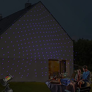 LedMAll Bluetooth Motion Full Spectrum 7 Color White Star Effects Laser Christmas Decorative Lights Remote Control