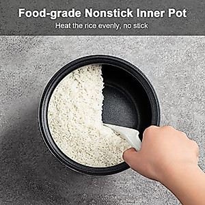 Mini Rice Cooker 2-Cups Uncooked, 1.2L Portable Non-Stick Small Travel Rice Cooker, Smart Control Multifunction Cooker with 24 Hours Timer Delay & Keep Warm Function, Food Steamer