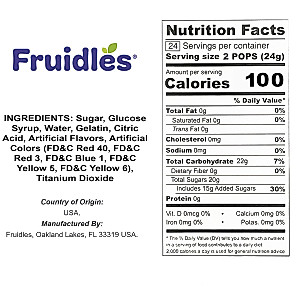 The Dreidel Company Rainbow Swirl Lollipop, Mixed Fruit Flavor, Individually Wrapped, 1.5" Inch Swirl Pop (24-Pack)