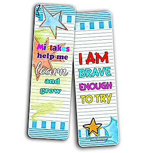 Positive Affirmations for Kids Bookmarks (60-Pack)
