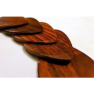 US Blues P3-TWRS Tone Woods Indian Rosewood Guitar Picks Brown Medium