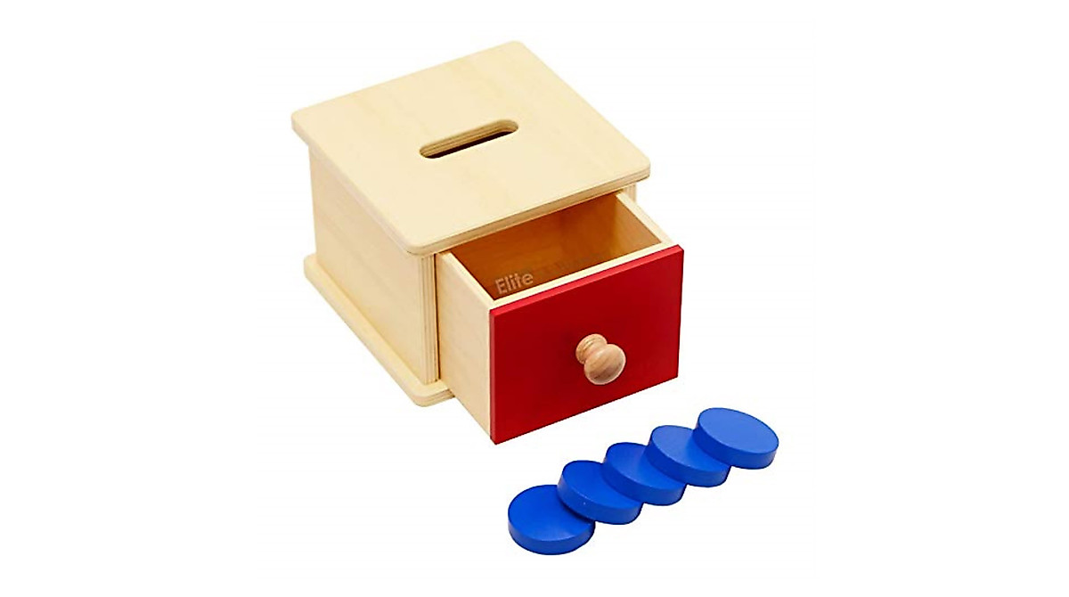 Elite Montessori Coin Box: Enhance Motor Skills