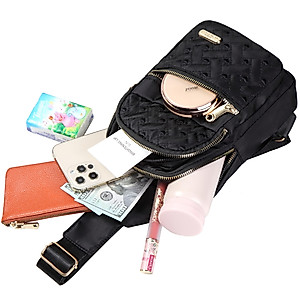 Sling Backpack Crossbody Sling Bag for Women, Small Chest Bag Daypack Cross Body Bag Fanny Pack for Outdoors Hiking