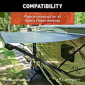 Solera-308472 White Interior Switch; 40 AMP with Plate