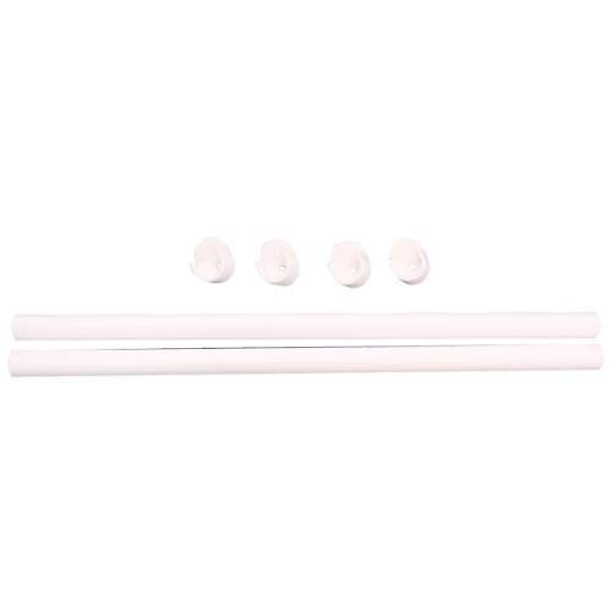 Easy Track Closet RR1024 Easy Track Wardrobe Rods With Ends