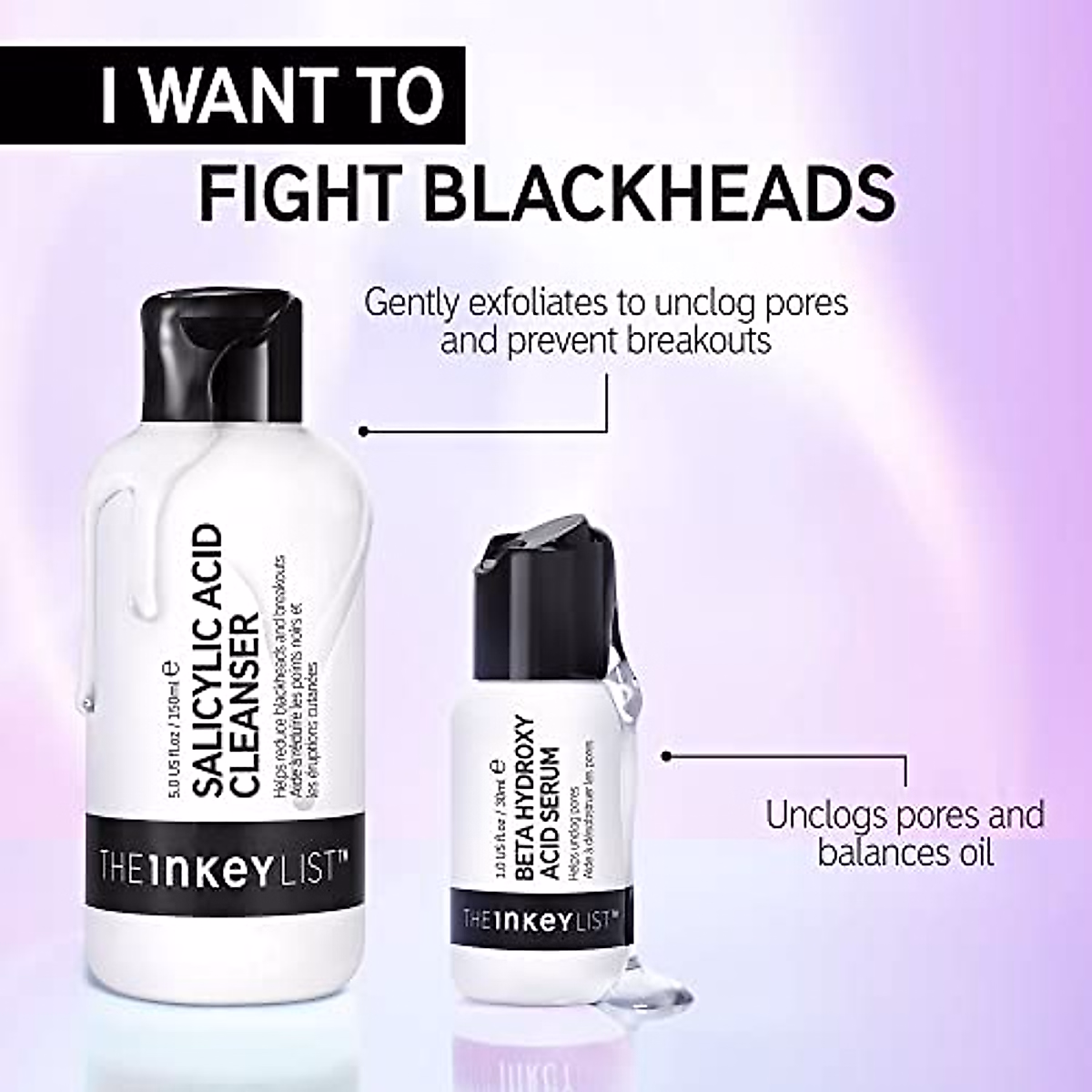 The INKEY List Beta Hydroxy Acid (BHA) Serum, Face Exfoliant for Normal, Oily or Dry Skin, Target Pores and Blackheads, 1.01 fl oz
