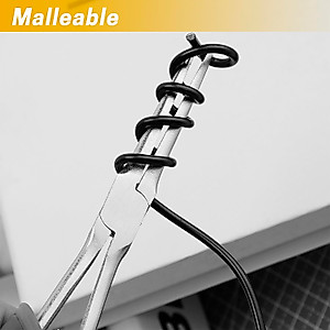 16.4 Feet Black Aluminum Craft Wire 3 mm Thickness Bendable Metal Craft Wire for DIY Crafts Making