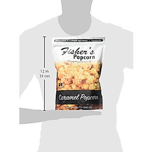 Fisher's Popcorn Caramel Bag, 10 oz.