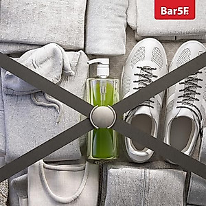 Bar5F Pump Bottle 32-Ounce 1-Liter Empty for Shampoo Conditioner Body Wash Lotion BPA-Free Crystal-Clear