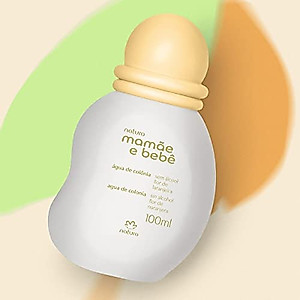 Linha Mamae Bebe Natura - Agua de Colonia Sem Alcool Flor de Laranjeira 100 Ml - (Natura Mom and Baby Collection - Alcohol-Free Orange Blossom Eau de Cologne 3.4 Fl Oz)