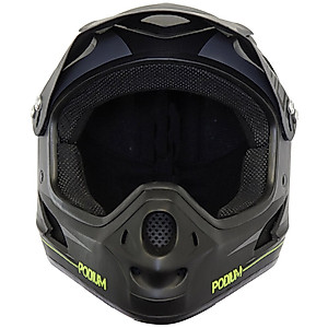 Demon Podium Full Face Mountain Bike Helmet (Black, L)