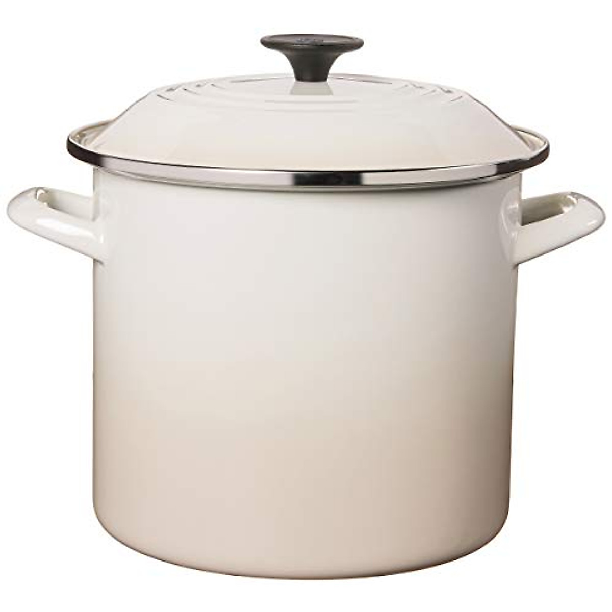 Le Creuset Enamel On Steel Stockpot, 8 qt., Meringue
