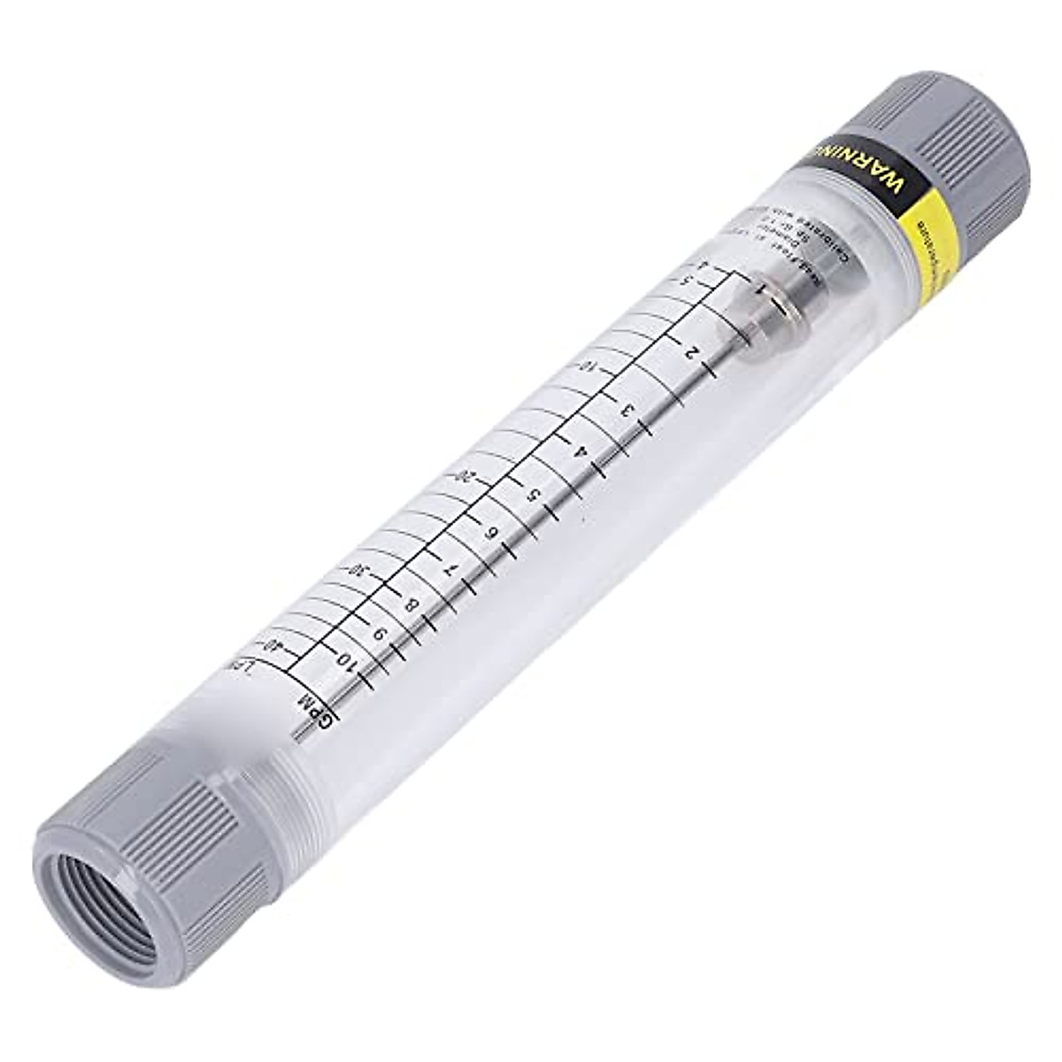 Flowmeter, 1-10GPM Acrylic Liquid Flow Meter Tube Type Transparent Accuracy Durable for Factory
