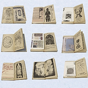 Litdevil Grail Diary Indiana Journal, Indiana Grail Diary, Indiana Grail Diary Props Toys, Vintage Leather Journal Classic Movie Prop Gifts