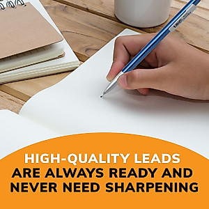 BIC Xtra-Precision Mechanical Pencils With Erasers, Fine Point (0.5mm), 24-Count Pack, Mechanical Drafting Pencils Set