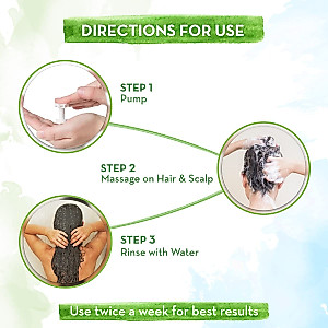 MAMAEARTH Apple Cider Vinegar Shampoo with Biotin | Root Strengthening & Shine Enhancing | Helps Healthy Hair Growth for All Hair Types | Sulfate Free | 8.45 Fl Oz (250ml)