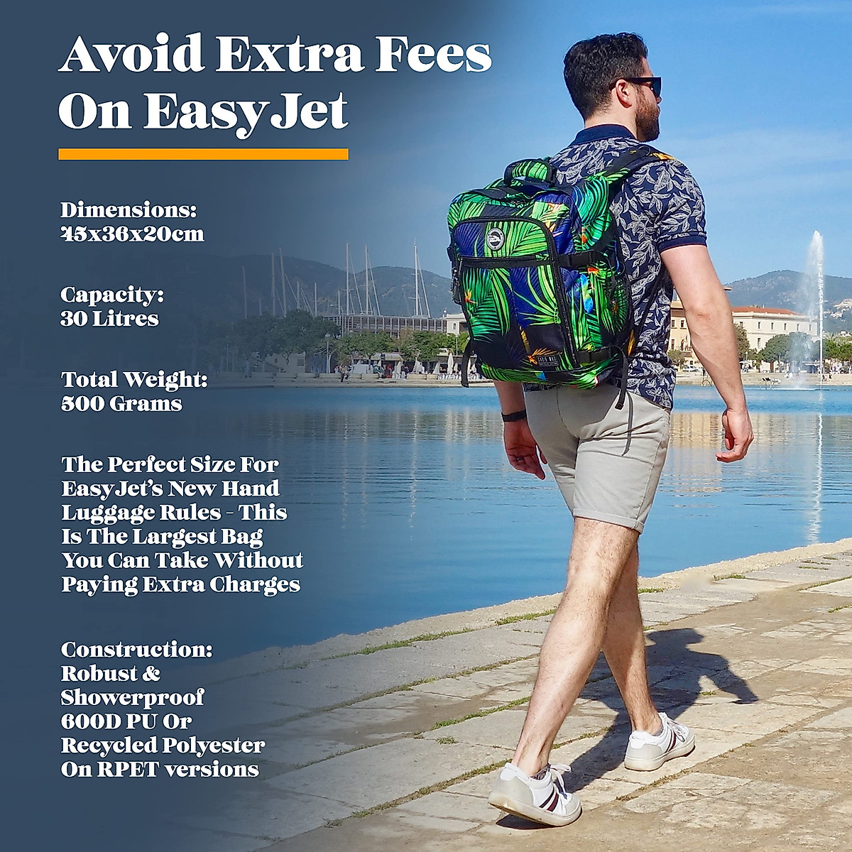 Cabin Max Mini Metz 30L Under seat Mini Backpack - Weekender Bag