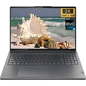 Lenovo 2023 Newest Yoga 7i 2-in-1 Laptop, 16 inch 2.5K IPS Touchscreen Display, 12th Intel Evo Platform i5-1240P(12 Core), 8GB RAM, 256GB SSD, Backlit Keyboard, Wi-Fi 6, Windows 11 Home
