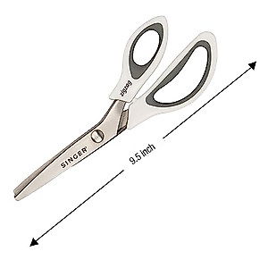 SINGER 9" Pinking Shears - Zig Zag Scissors for Fabric