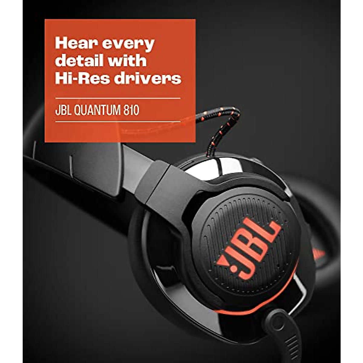 JBL Quantum 810 - Wireless Over-Ear Performance Gaming Headset with Noise Cancelling