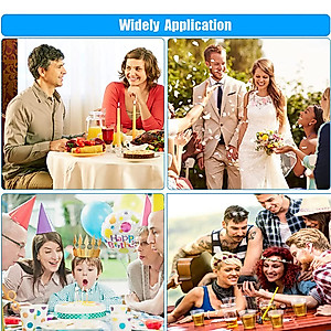 TuTuYa 100 Pack Plastic Shot Glasses, 1.7oz/50ml Hard Thicked Plastic Shot Cups, Clear Reusable Shot Glasses Plastic Fit for Birthday, Wedding, Festival, Party