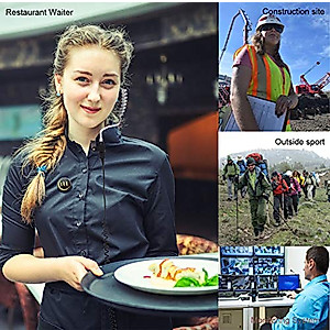 WLFYS WF007 3.5mm Listen Only Law Enforcement Two Way Acoustic Tube Police Radio Earpiece,1 Pin Surveillance Walkie Talkie Transceivers Ear Bud Receiver Speaker Headset