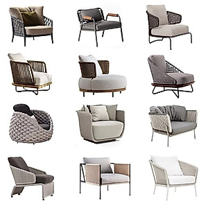 ZHENGYUN Grey Wicker Desk Chair Repair Material Kit (Wicker + Knitting Tools), Outdoor Patio Furniture Rattan, Wicker Repair Material - Approximately 70m (230ft) Long (Grey)