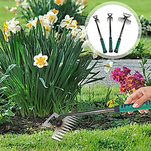 Gardening Hand Weeder Tools, 2024 New Weeding Artifact Uprooting Weeding Tool, Durable Manganese Steel Hand Weeder Tool, Manual Multifunctional Weeders Gardening Tools for Yard and Garden (5 Tines)