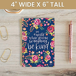 bloom daily planners 2024 (8.5" x 11") Calendar Year Day Planner (January 2024 - December 2024) - Weekly/Monthly Dated Agenda Organizer with Tabs - Be Kind
