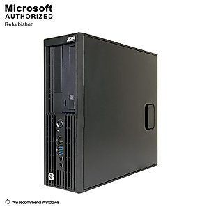 HP Z230 SFF Desktop Computer PC, Intel Core i3-4130 3.4GHz, 32G DDR3, 1T HDD, WiFi, BT, 4K Support, DP, Windows 10 Pro 64 Bit-Multi-Language Supports English/Spanish/French (Renewed)
