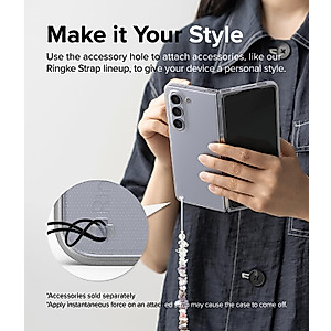 Ringke Slim [Prevents Oily Smudges] Compatible with Samsung Galaxy Z Fold 5 Case, Anti-Fingerprint Technology Smudge Proof Translucent Phone Cover for Women, Men - Matte Clear