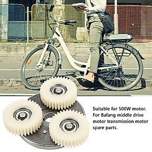 E Bike Motor Gear Clutch Kit,36T Planetary Nylon Gears with Bearing and 88mm Clutch for Bafang Electric Bicycle 500W-750W