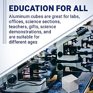Aluminum Cube - 1.5" | 150g Aluminum Block