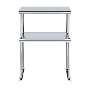 AmGood Double OverShelf Stainless Steel NSF - Many (24" Long x 12" Deep)