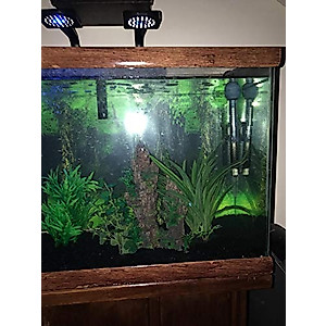 Saim Aquarium Decorations - Mountain View Stone Ornament Artificial Tree Rock Cave Mountain Landscape Fish Tank Decoration