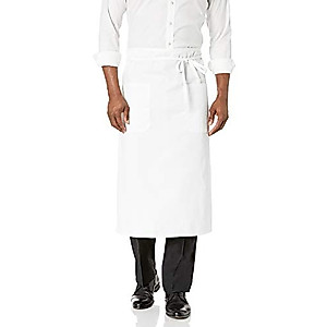 Uncommon Threads unisex adult Two-pocket Apron, White, One Size US