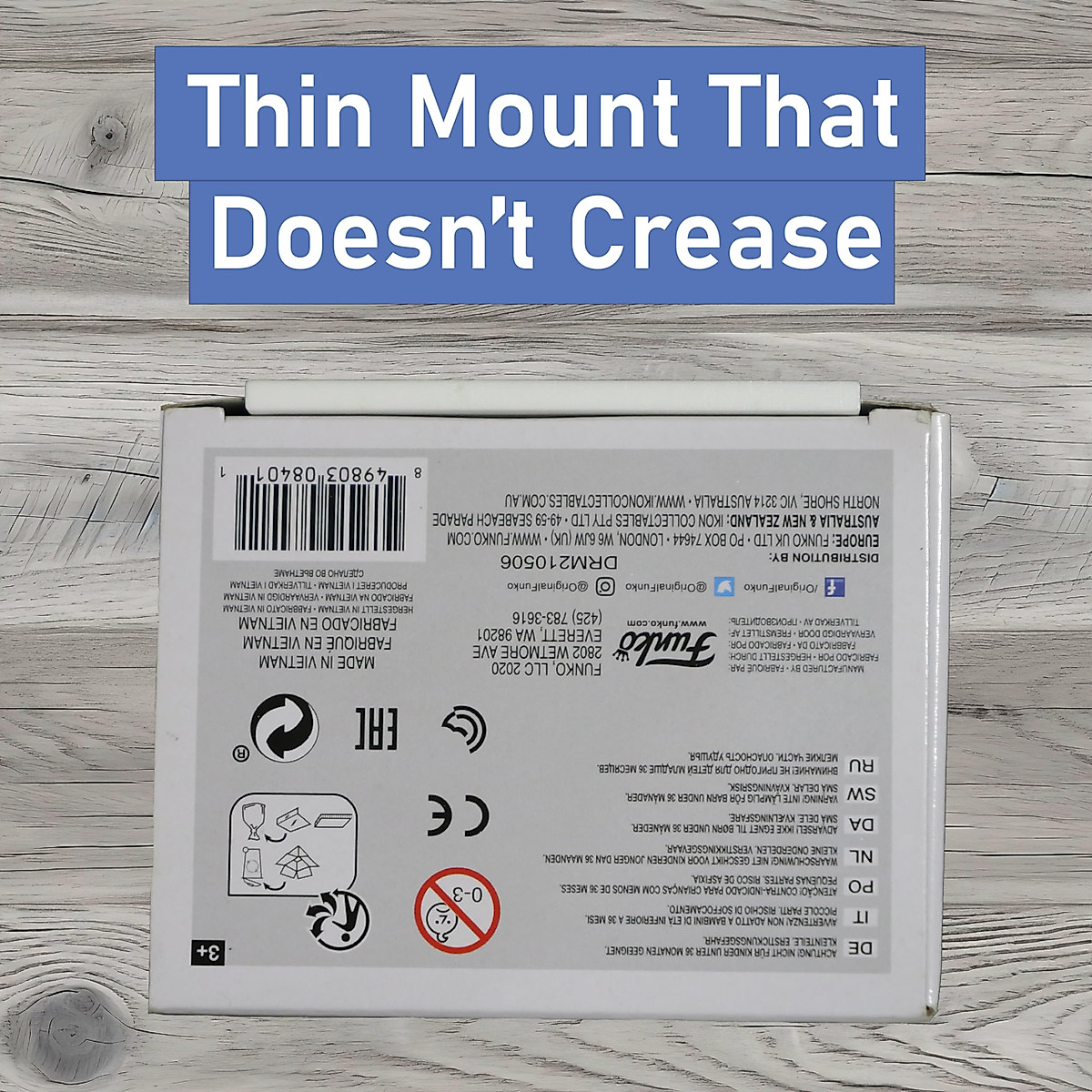 Funko Pop Shelf | Floating Figurine Display | Slim Minimalist Design Floating Figurine Shelf (10 Pack)