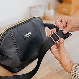 Igloo Black Premium Luxe Crossbody Softsided Bag