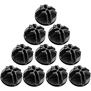 RilexAwhile Wire Cube Connectors 10 PCS Plastic Connector Wire Cube Connectors for Modular Closet Storage Organizer and Wire Grid Cube Storage Shelving.Black