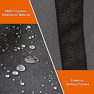 MixRBBQ 17" 22" Griddle Carry Bag for Blackstone 17" & 22" Tabletop Griddle with Hood and Stand, Heavy Duty BBQ Grill Cover Waterproof Storage Bag Griddle Accessories