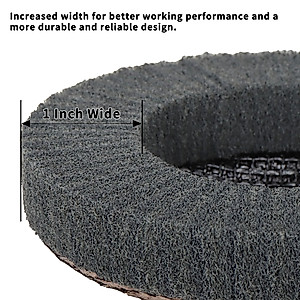 NuoDunco 15Pcs 180# 320# 600# Scour Flap Disc 4 1/2 Inch Angle Grinder Attachment for Metal & Wood Scouring Pads Polishing Wheel Sanding Disc Paint Rust Remover