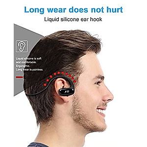 Sports Wireless Headphones, IPX7 Waterproof 16GB MP3 Player with Bluetooth, Running Earphone 10Hrs Playtime, Wireless Bluetooth 5.0 Headset with Noise Cancelling Mic(Black)