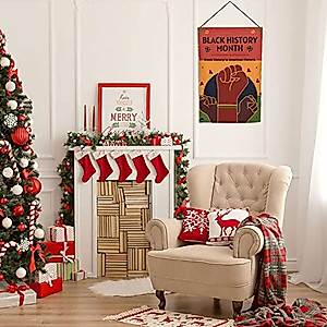 Black History Month Garden Flags For Outside Decorations Garden Decor Welcome Home Sign Yard Flag 12x18 Double Sided