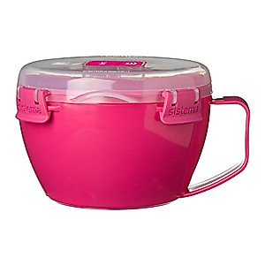 Sistema Microwave Noodle Bowl, 1 Cup , Assorted Colours. (Pack of 1)