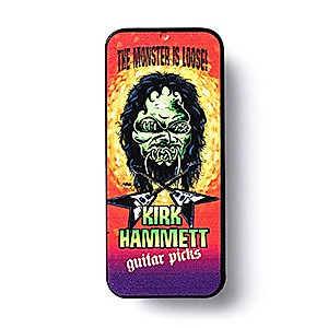 JIM DUNLOP KH01T088 Kirk Hammett Monster Pick Tin, Assorted, .88mm, 6 Picks/Tin