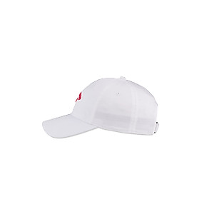 Callaway Golf Women's Heratige Twill Cap Collection Headwear (White/Coral)