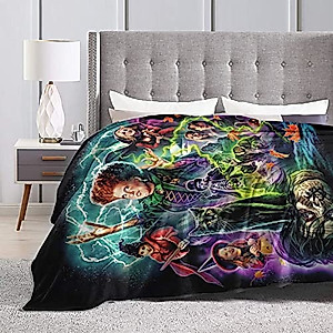 Throw Blanket Halloween Blanket Sofa Blankets Flannel Blankets Air Conditioning Blanket Fans Gifts 50"X40"