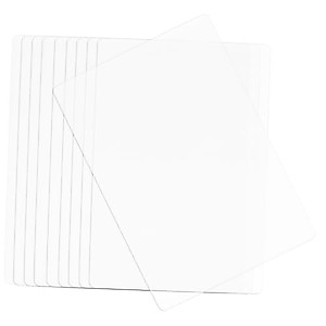 IWOWHERO 10pcs Copying Board Transparent Drawing Board Convenient Painting Mat Drawing Tool Basic Template Drawing Board for 3D Printing Pen 3D Printing Pen Mat Plastic