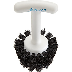 Ateco with Stiff Nylon Bristle Muffin Pan Cleaning Brush Head with , 2-Inch Diameter